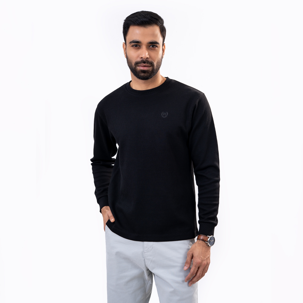 Richman Men’s Black Color Sweatshirt - RichMan BD